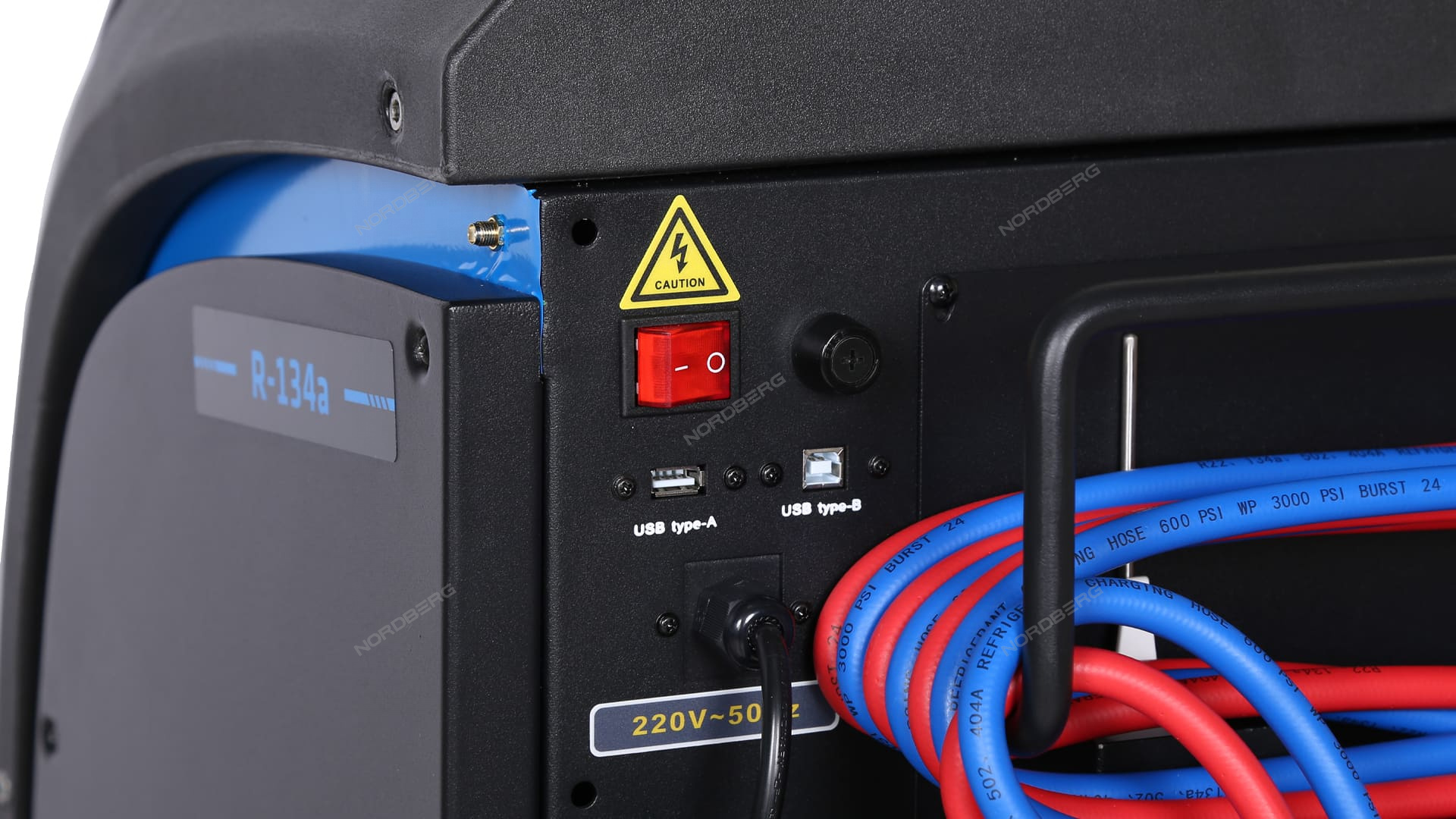 Установка автомат для заправки и диагностики автомобильных кондиционеров с принтером NORDBERG NF21